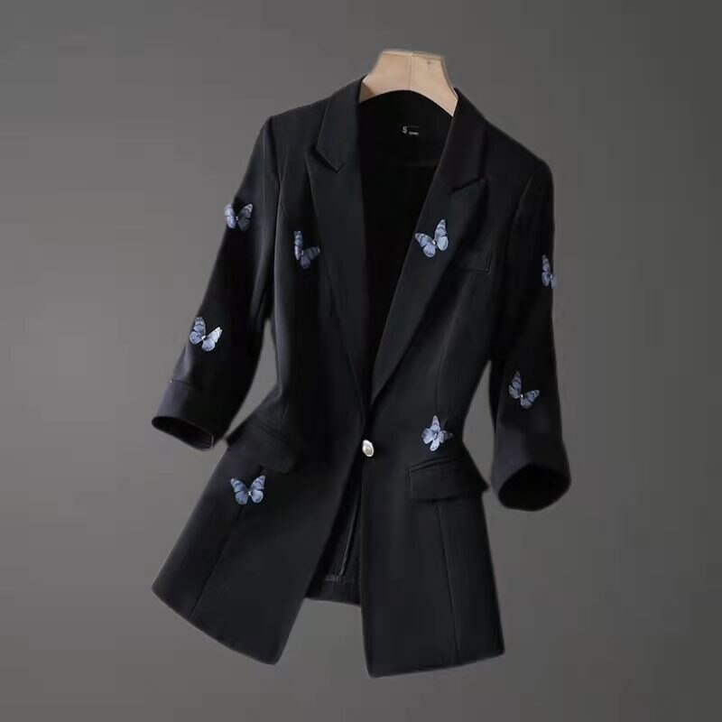 BlAzer Women's Thin Office Suit Jacket 2022 Su... – Vicedeal