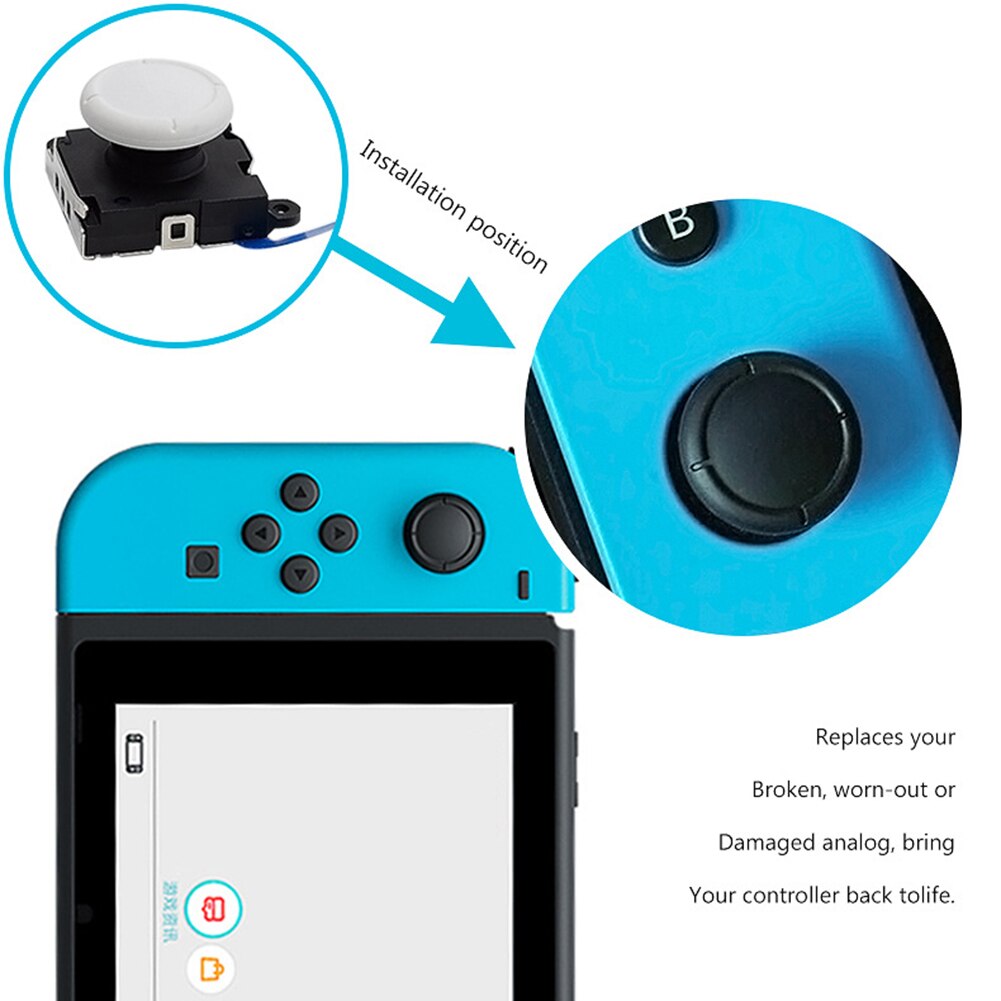 ABS 3D Joystick Fit for Nintendo Switch Joy-con Li... – Grandado