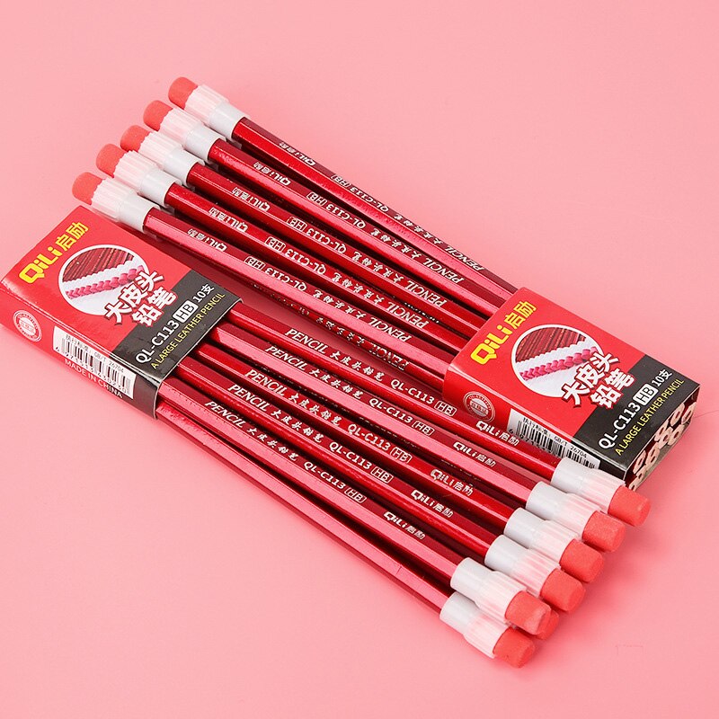 Lápiz hexagonal rojo estándar de , 100 piezas, pap... – Grandado