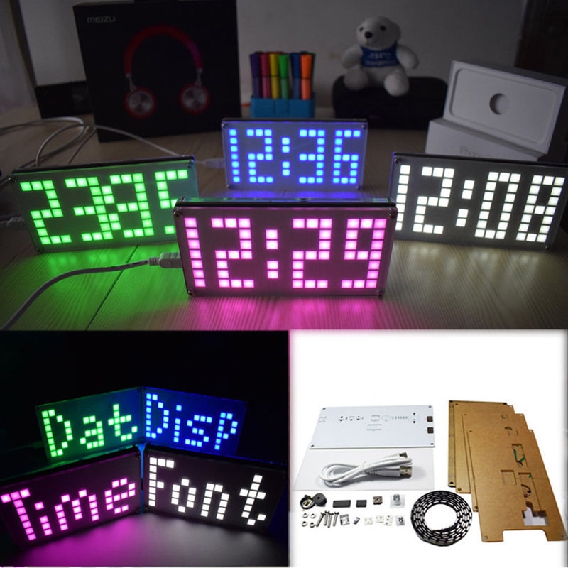 DS3231 DIY Digital LED Clock Kit digit Light Contr... – Grandado