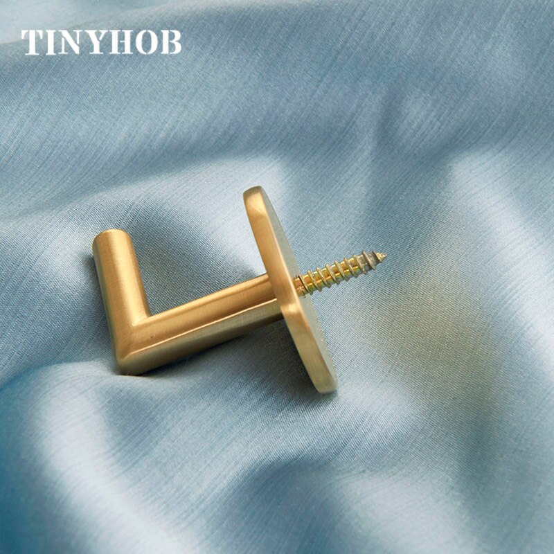 1 PC Mini Wall Hook for Curtain Tassels Golden Win... – Grandado