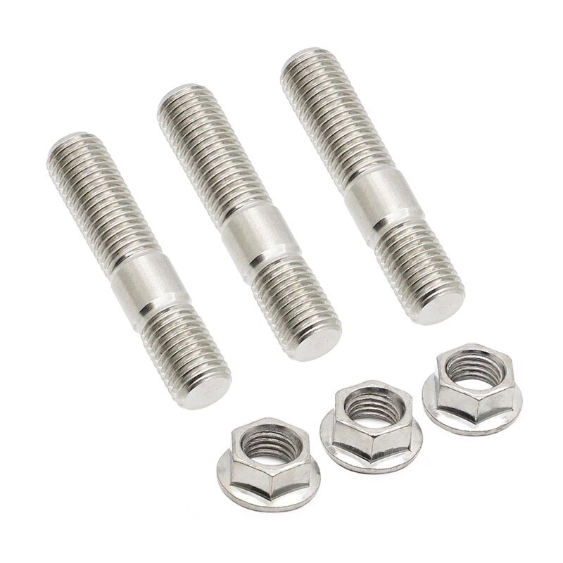 2/3/4/5/6/8/12 piece 10mm Exhaust Studs Bolts &... – Grandado