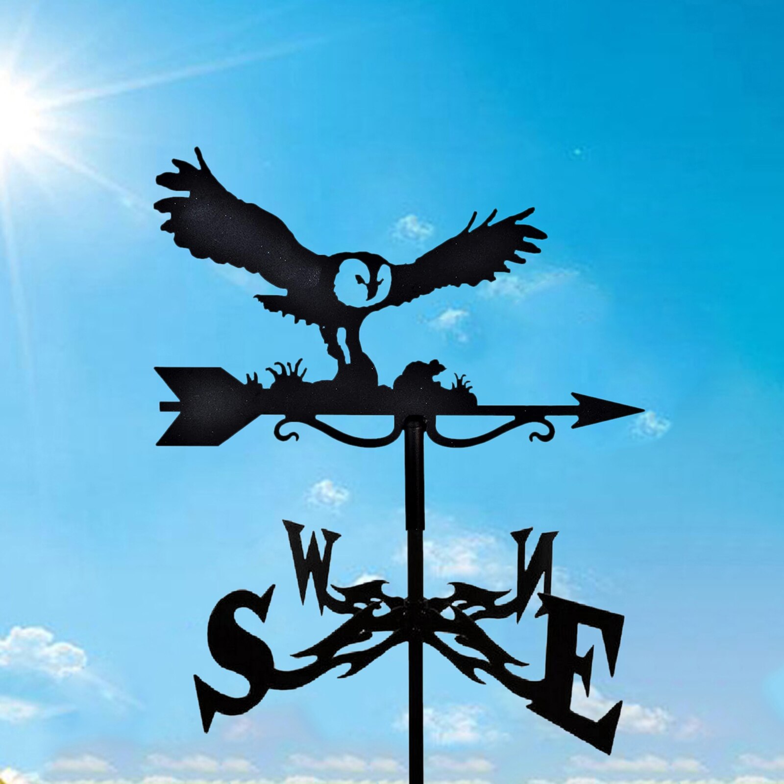 Roof Mount Weathervane Garden Stake Weather Vane W... – Vicedeal
