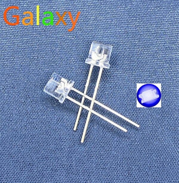 100pcs 5mm Flat Top White Red Pink Yellow Blue Wid... – Grandado