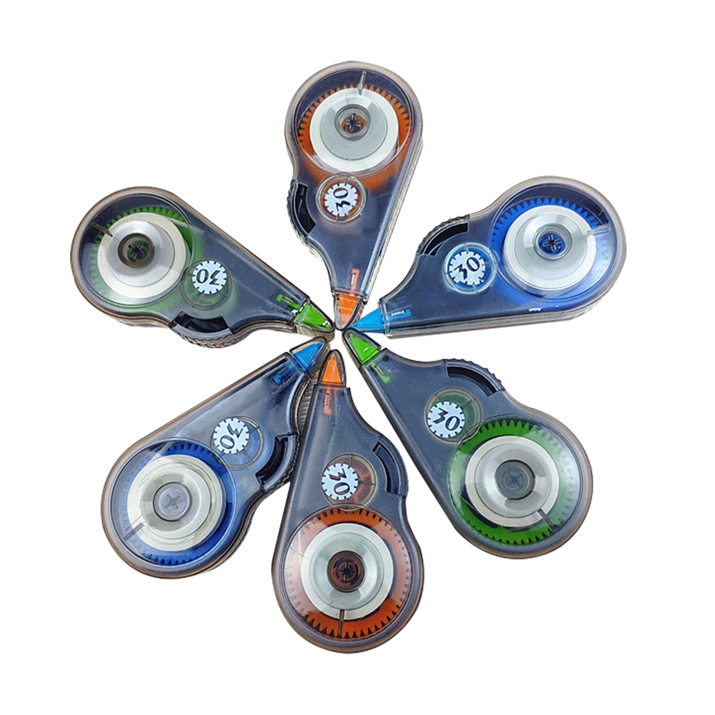 6 pcs Roller Correction Tape White Out 30m Long St... – Vicedeal