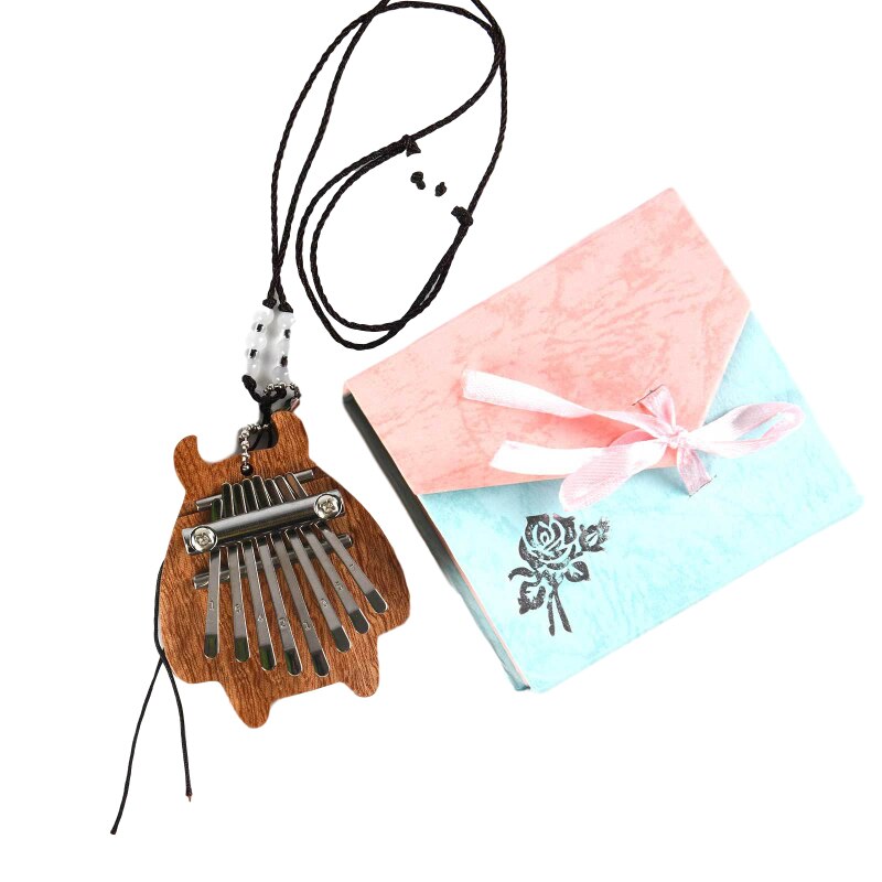 8 tangenter kalimba mini kalimba bärbar tumme pian... – Grandado