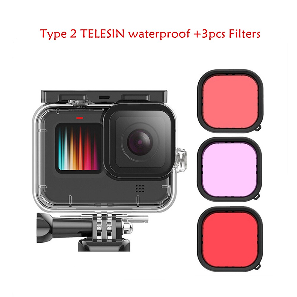 Waterproof Case Lens Filters For GoPro Hero 10 9 R... – Grandado