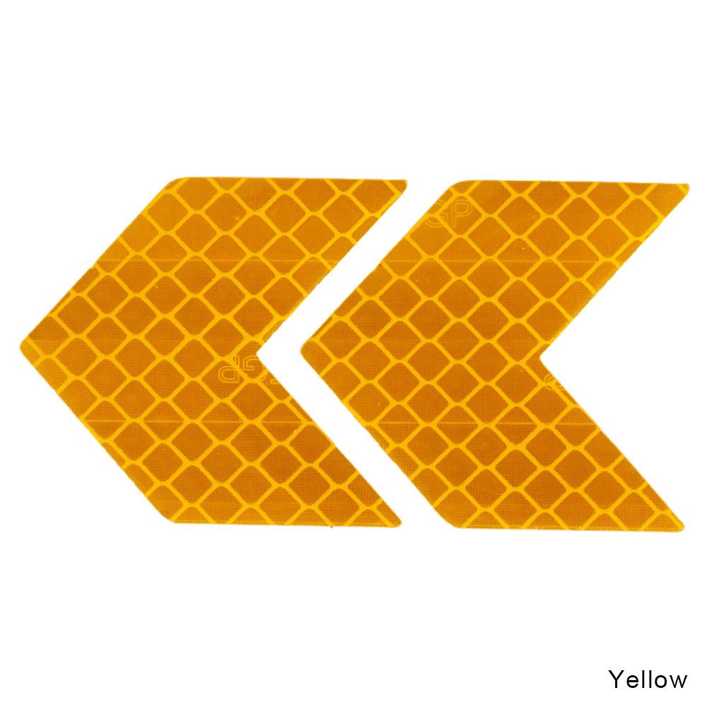 4PCS Car Warning Reflective Sticker Decals Arrows ... – Grandado
