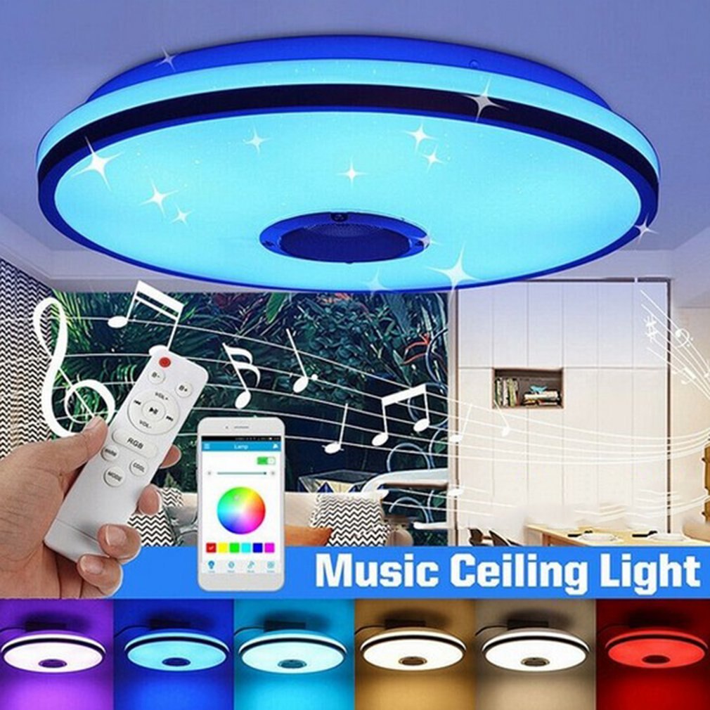 Smart Bluetooth Music LED ceiling Lights home Colo... – Grandado
