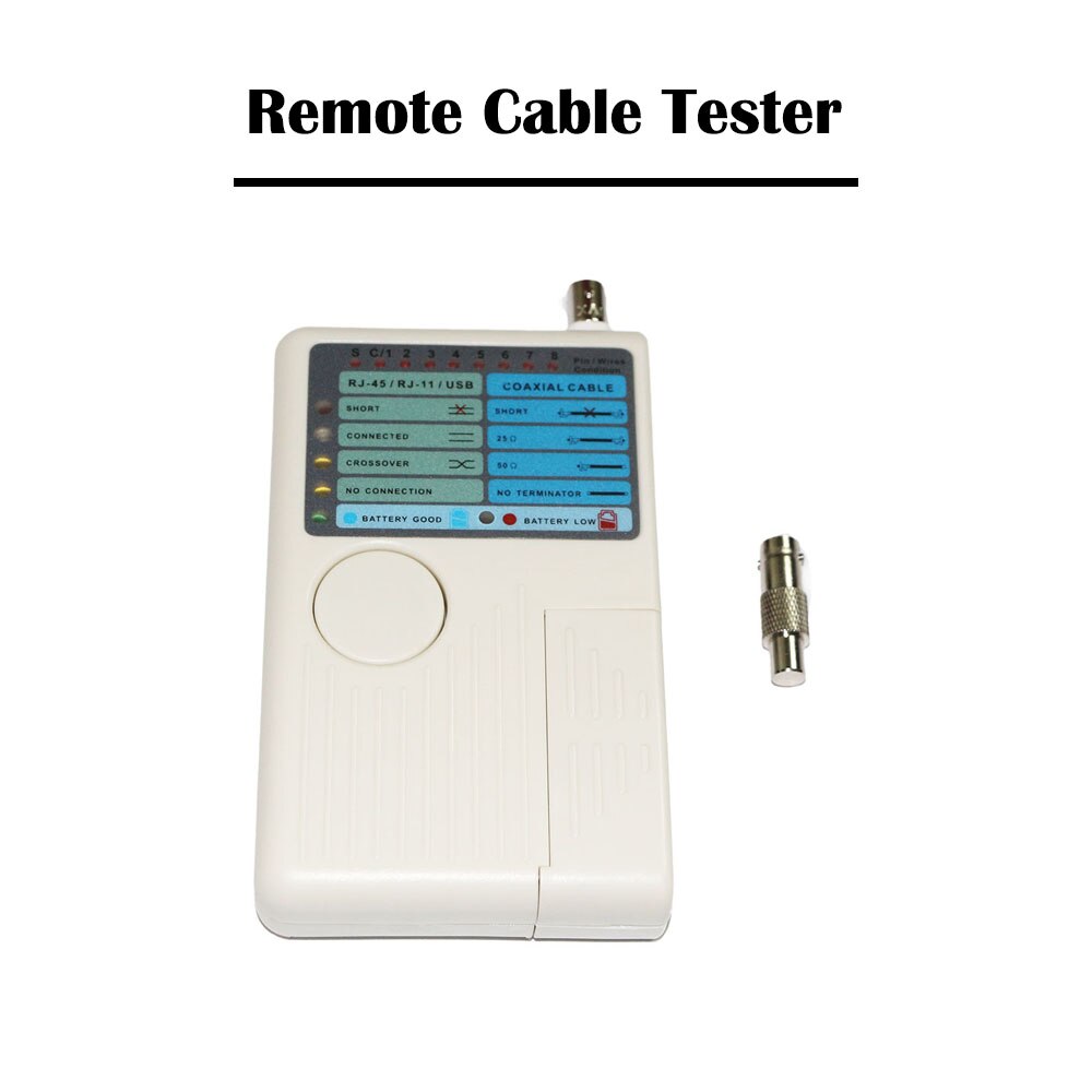 Remote Cable Tester RJ11/RJ45/USB/BNC Cable Tester... – Vicedeal