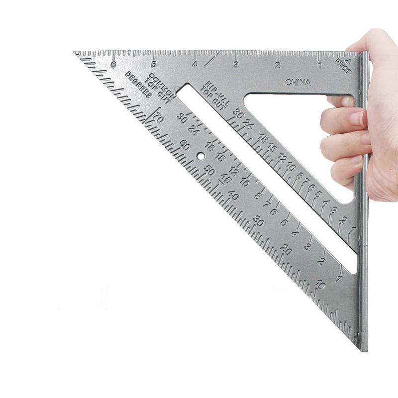 Triangle Square Ruler Aluminum Alloy Speed Protrac... – Grandado