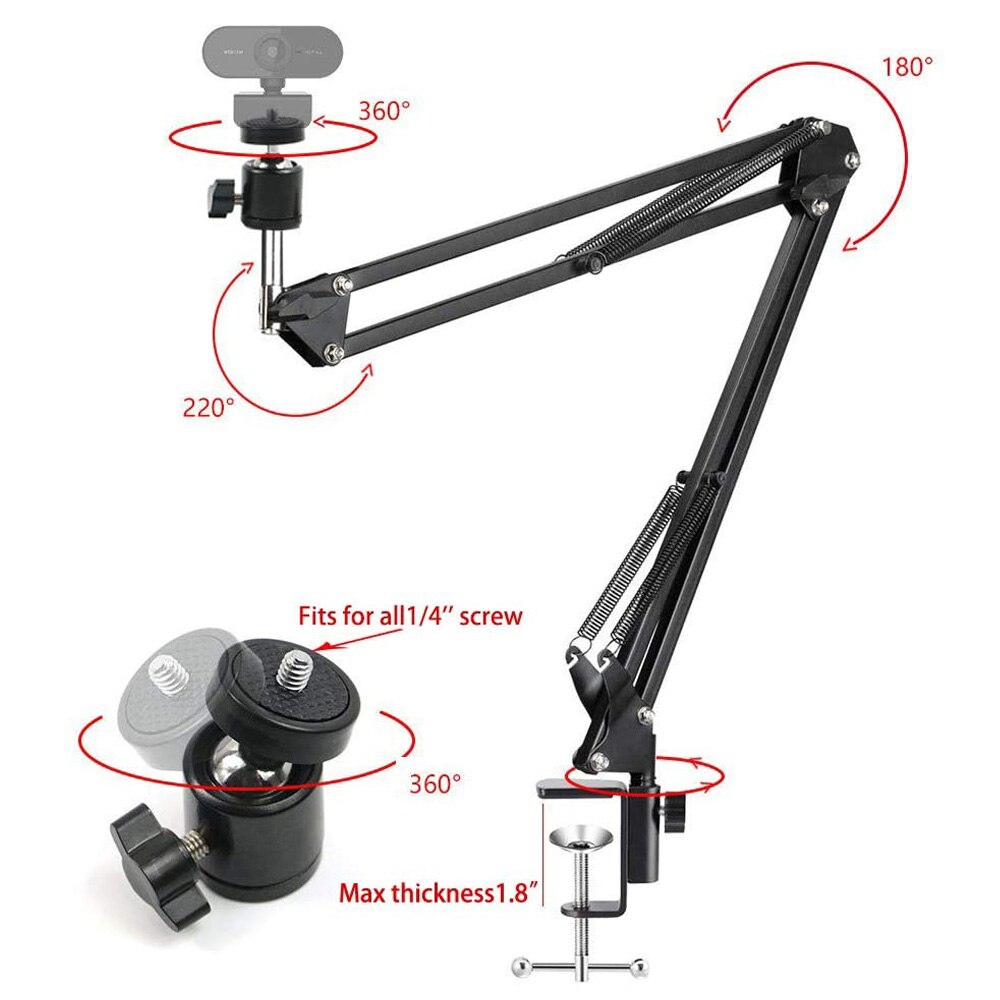Microphone Stand For Blue Yeti and Blue Snowball a... – Grandado