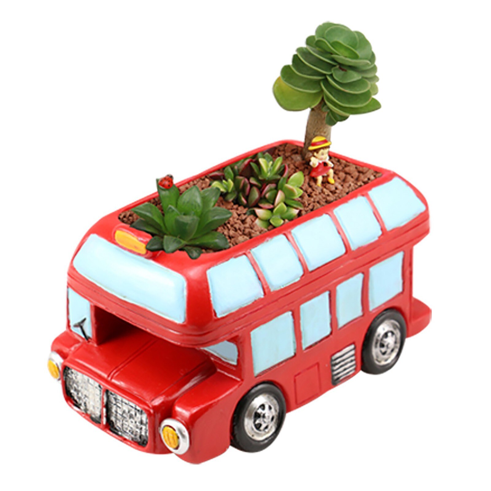 40# Bus Flower Pots Garden Decoration Outdoor Cult... – Grandado