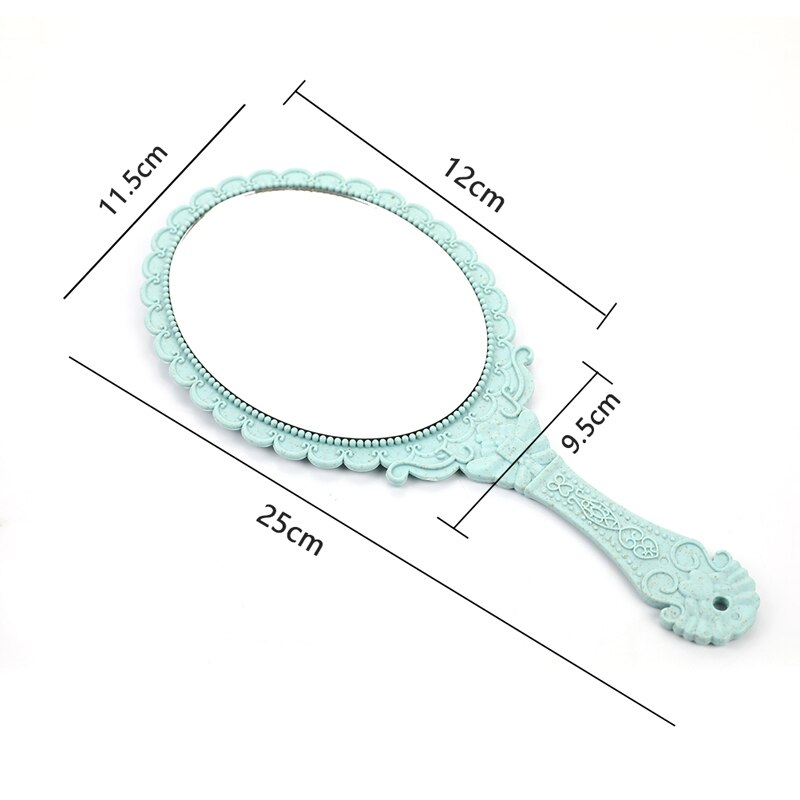 Vintage Carved Handheld Vanity Mirror Makeup Mirro... – Vicedeal