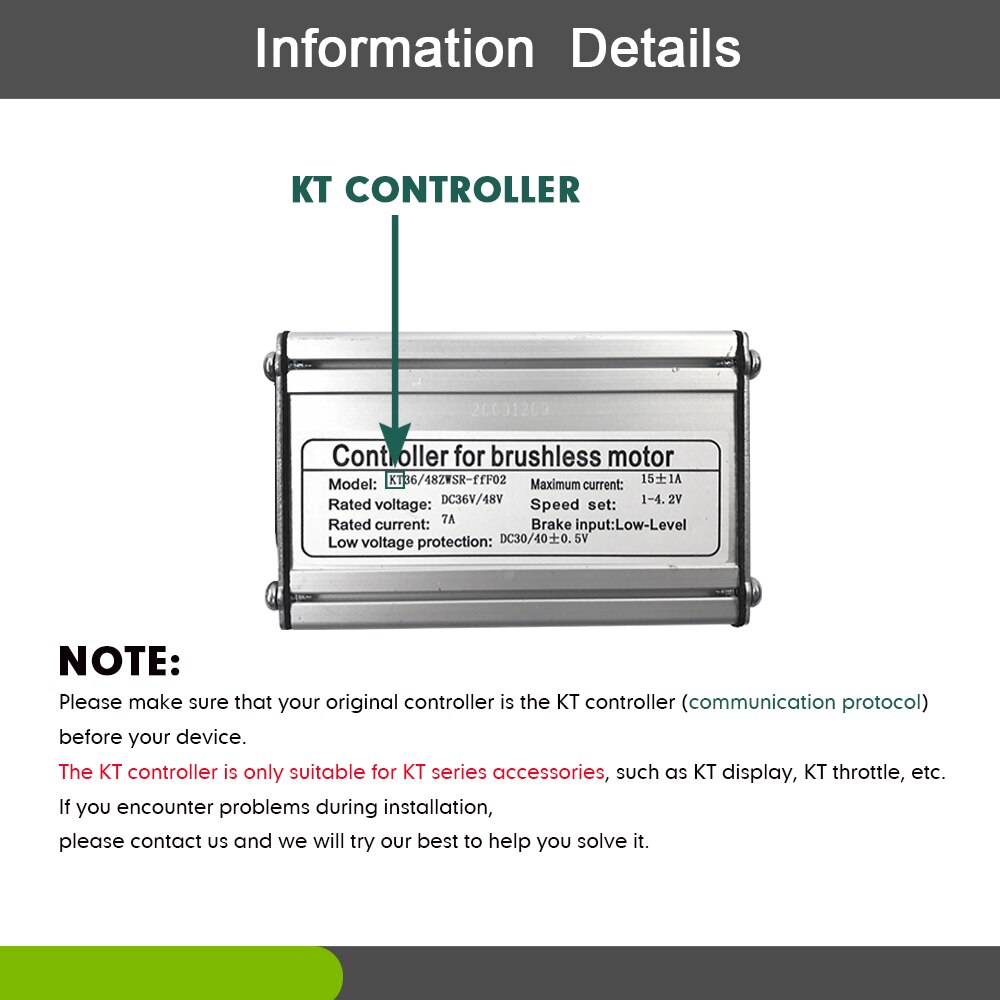 KT Controller for 250W-3000W Motor,Electric Bicycl... – Vicedeal