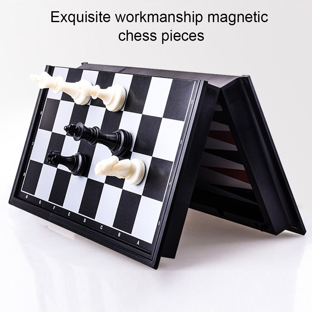 3 In 1 Portable Travel Kids Adult Checkers Enterta... – Grandado