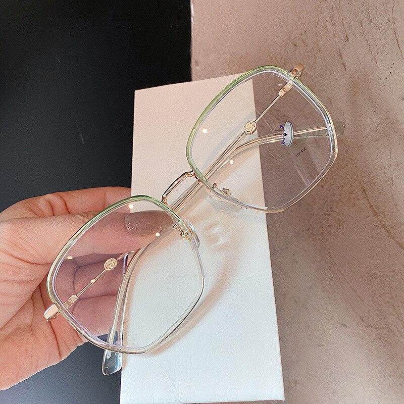 Anti Straling Bril Mode Vrouwen Transparant Blauw ... – Grandado