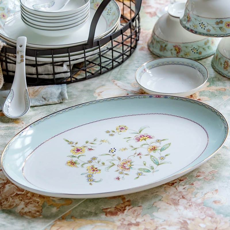 12 inch, bone china oval dish for party, japanese ... – Vicedeal