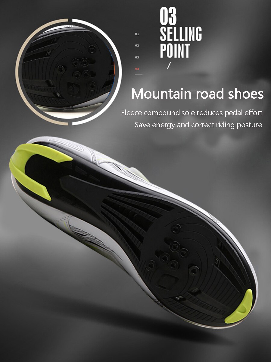 Men Road Bike Bicycle Shoes Anti-slip Breathable C... – Grandado