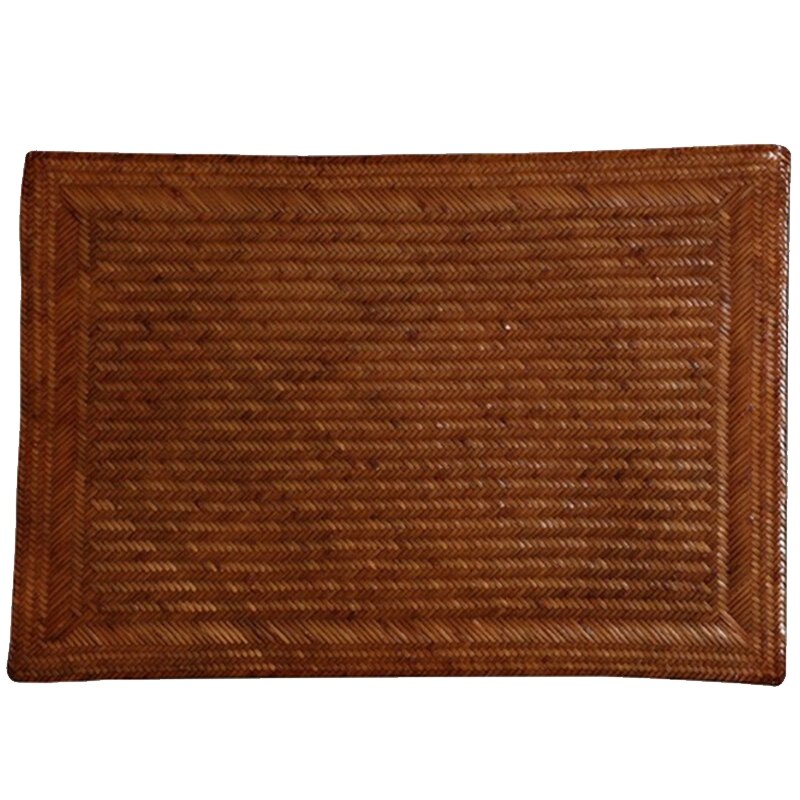 Handmade Big Lacquered Bamboo Tea Mat Big Lacquere... – Grandado