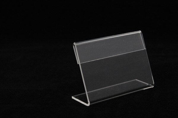 Clear 55x85mm 2mm L Plastic Acrylic Sign Display P... – Grandado