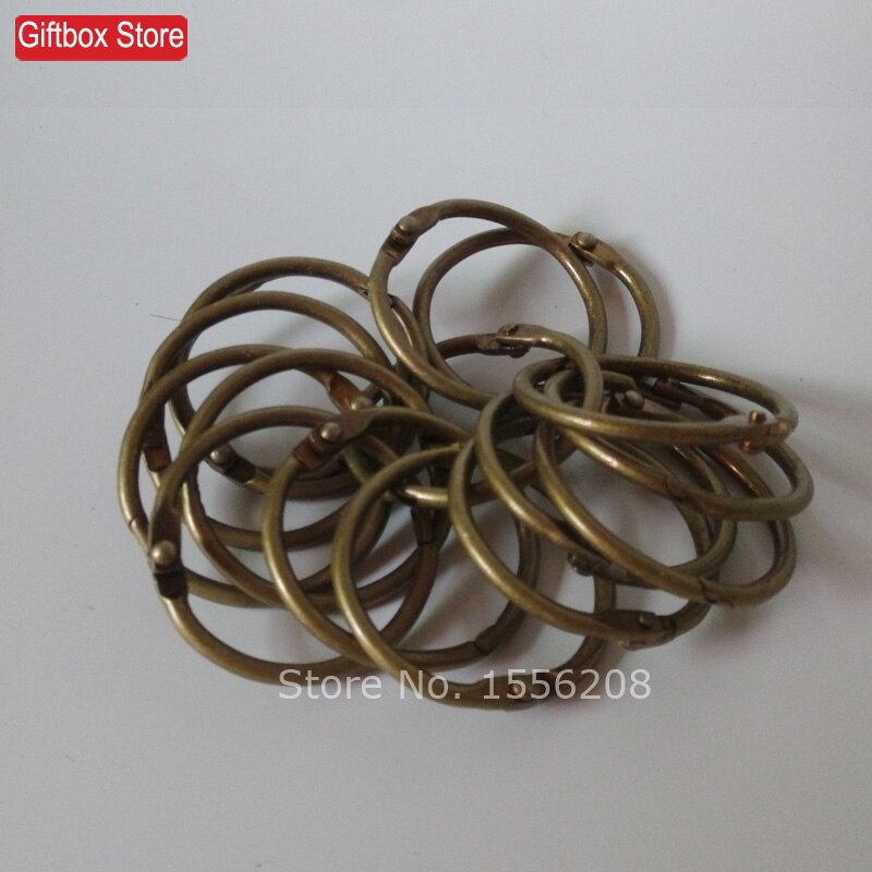 ID19 25 30 40 60mm DIY bronze vintage round hoop l... – Grandado