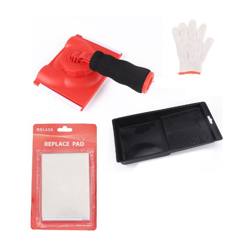 Latex Verf Edger Borstel Met Verf Lade Handschoen ... – Vicedeal