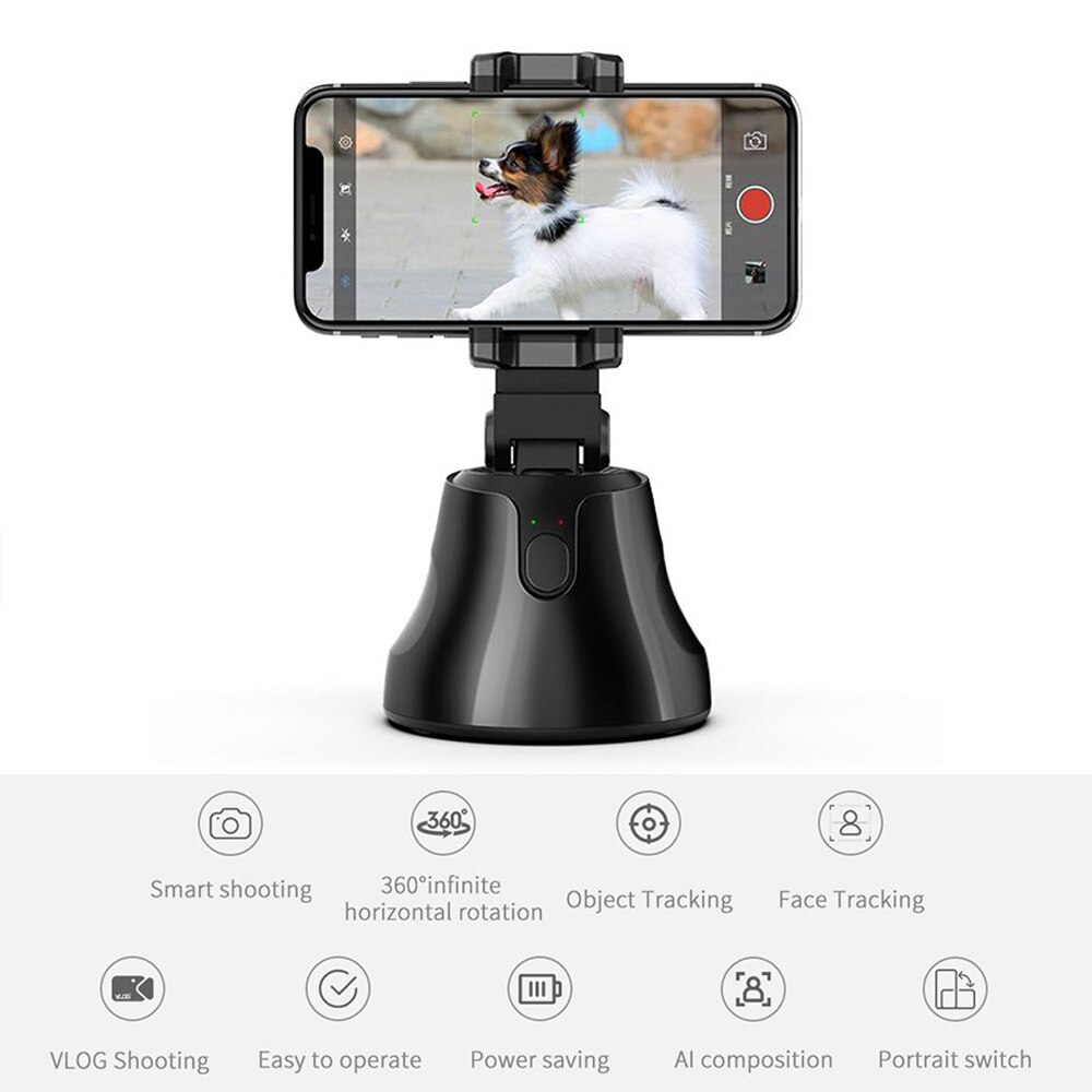 Portable Selfie Auto Tracking Holder 360 Rotation ... – Vicedeal