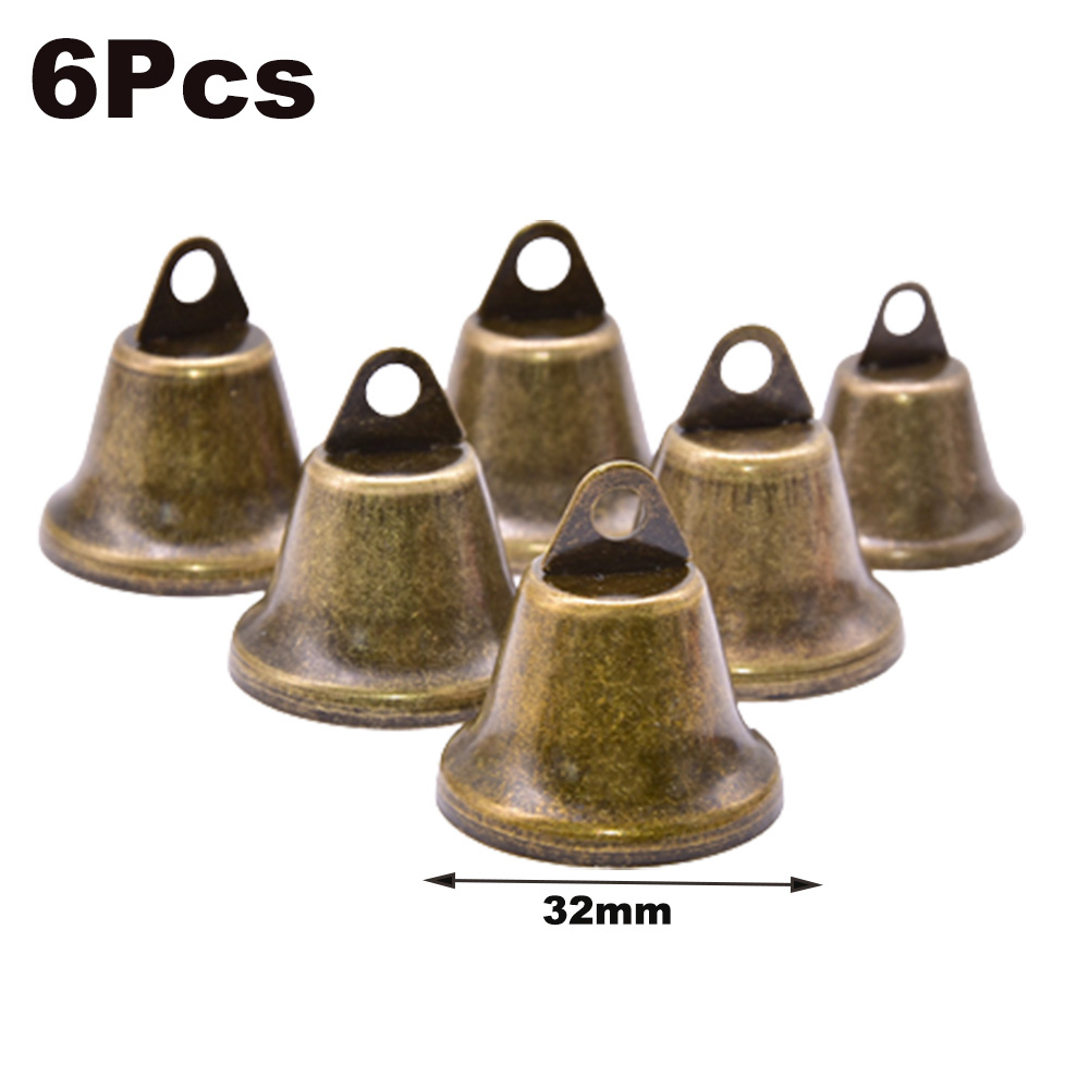 10Pcs 38mm Vintage Bronze Jingle Bells Dog Potty T... – Grandado