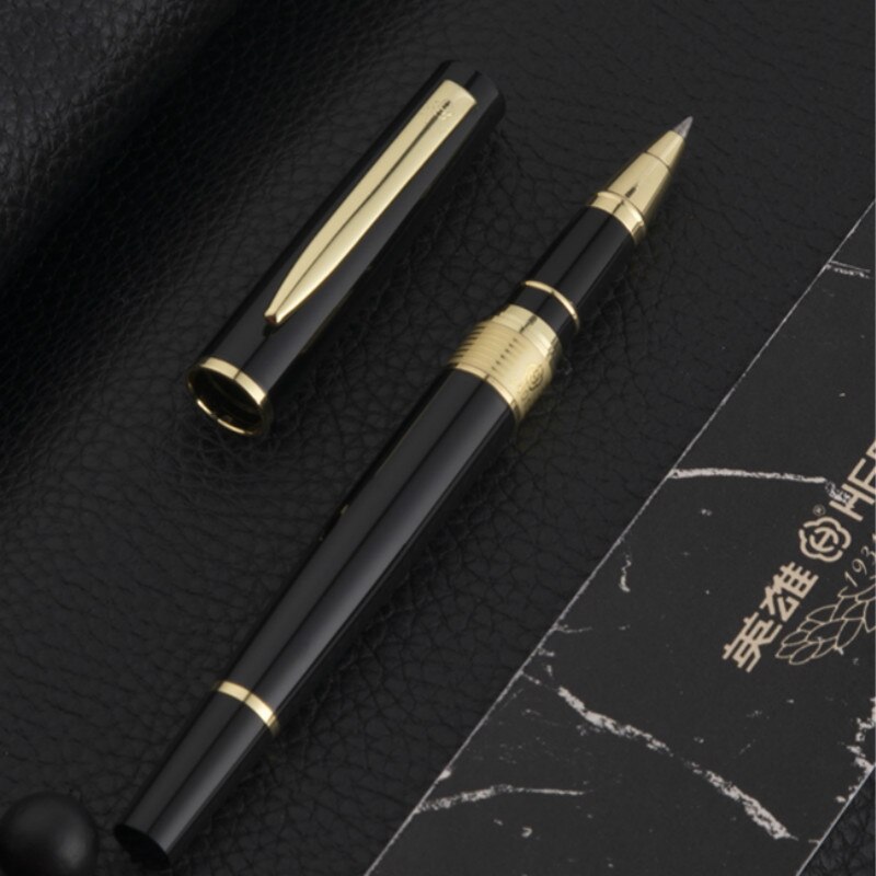 Hero Signature Pen Black Ink Pen Metal Ballpoint P... – Grandado