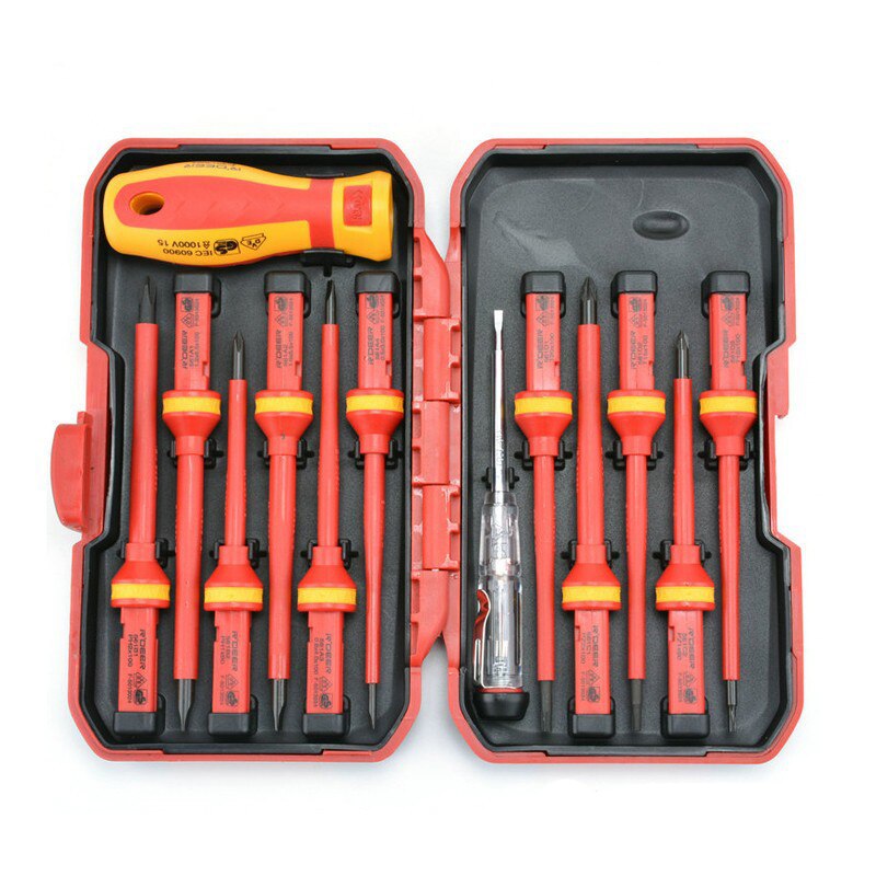 SPIFFLYER 13 Pcs VDE Insulated Screwdriver Set CR-... – Vicedeal
