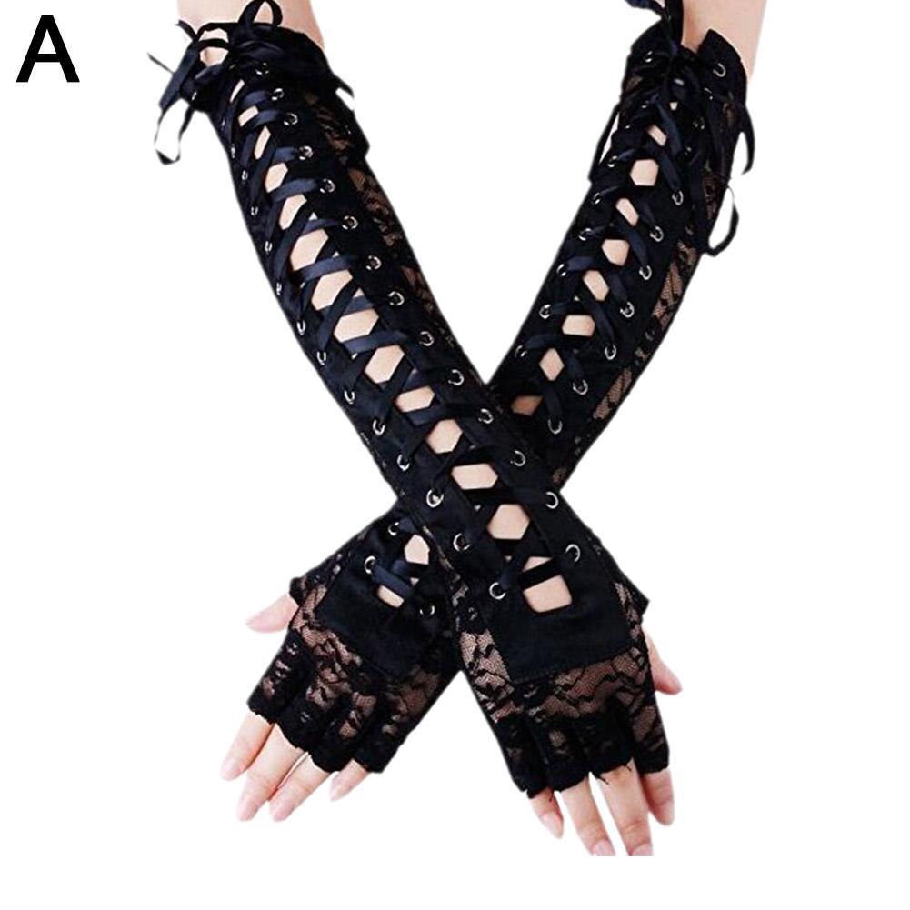 Retro Long Gloves Steampunk Gothic Cosplay Lace Co... – Vicedeal