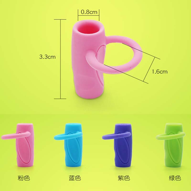 3 Pcs Eco Friendly Silicone Pencil Writing Correct... – Grandado