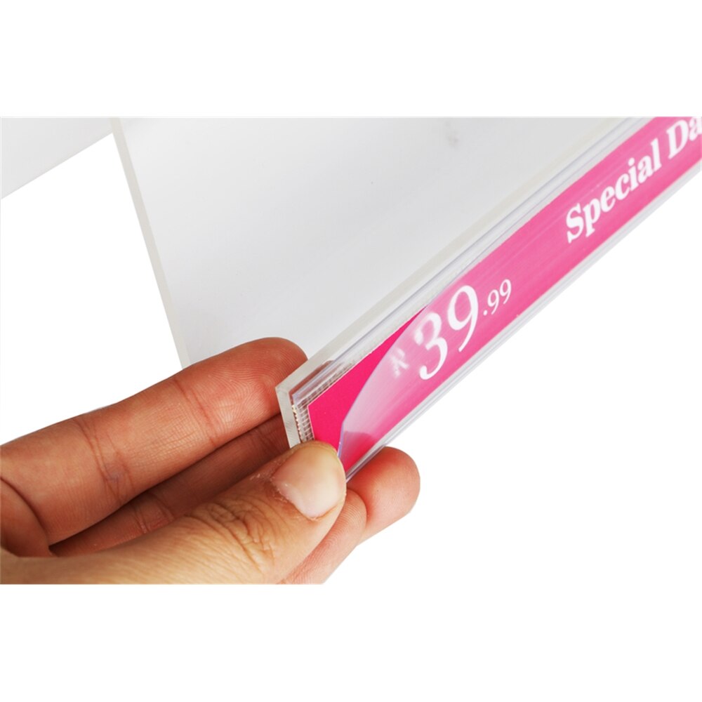 2.2*20cm Data Strip Label Holder Shelf Edge Scanne... – Vicedeal