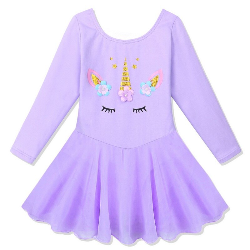 BAOHULU Cotton Girls Ballet Tutu Dress Long Sleeve... – Grandado