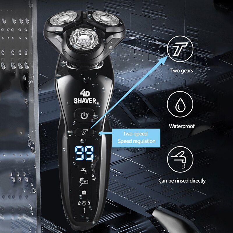 Electric sahver men's razor bald haircut hair trim... – Grandado