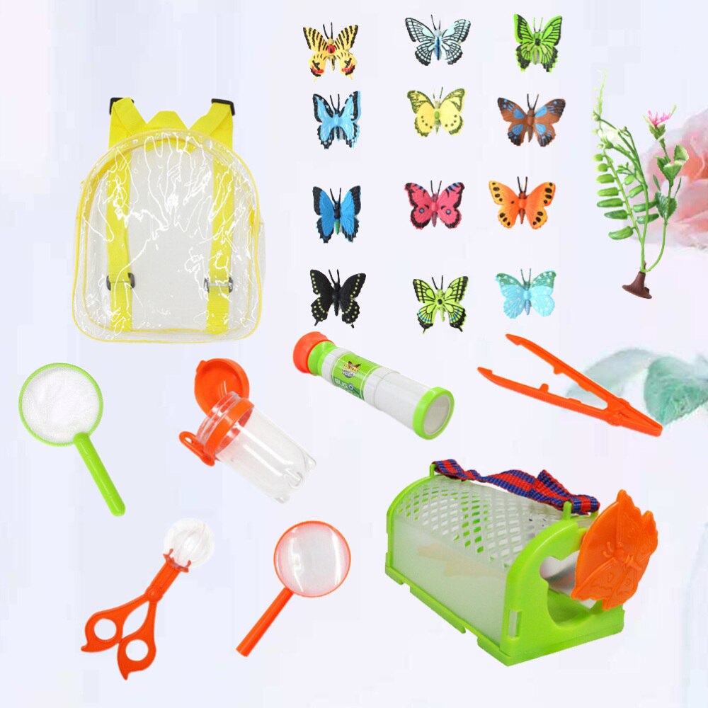 22Pcs Insects Toys Set with Telescope Insect Net O... – Grandado