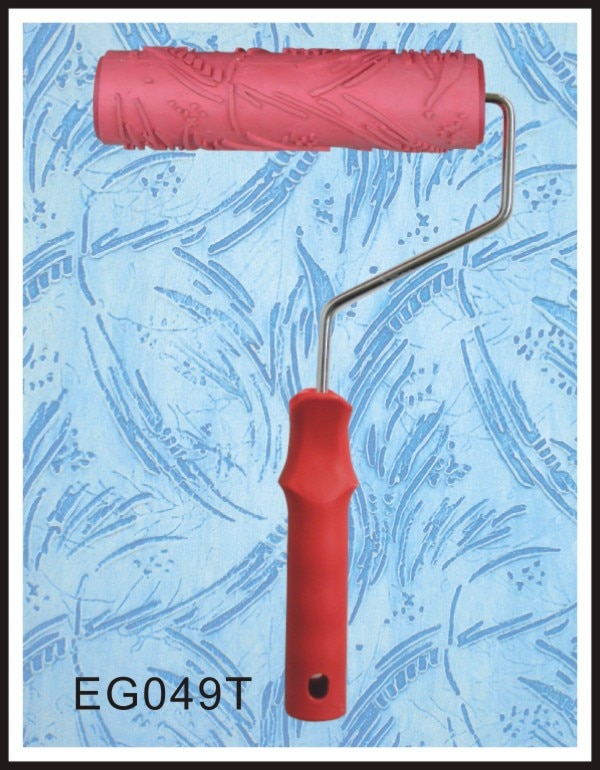 7" Rubber Roller Embossed Texture Pattern Paint Ro... – Grandado