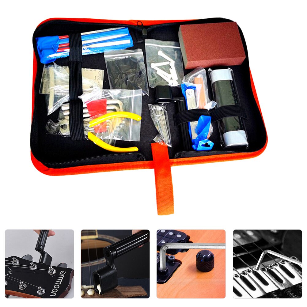1 Set Guitar Repairing Maintenance Tool Kit String... – Vicedeal