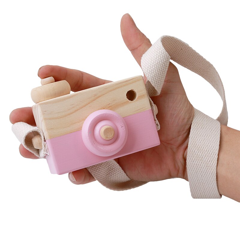 Cute Wooden Toy Camera Baby Kids Hanging Camera Ph... – Grandado