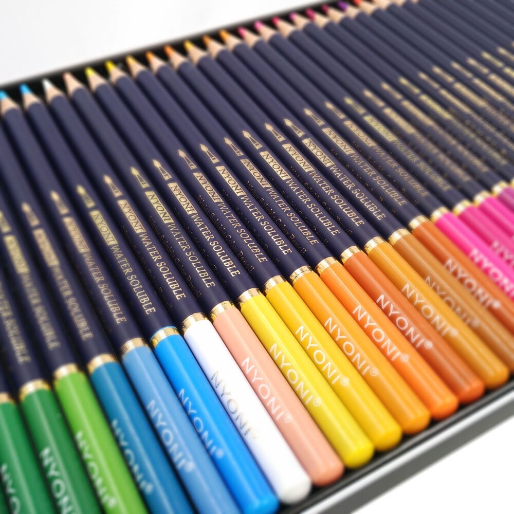 12/24/36/48/72 Premium Soft Core Watercolor Pencil... – Grandado