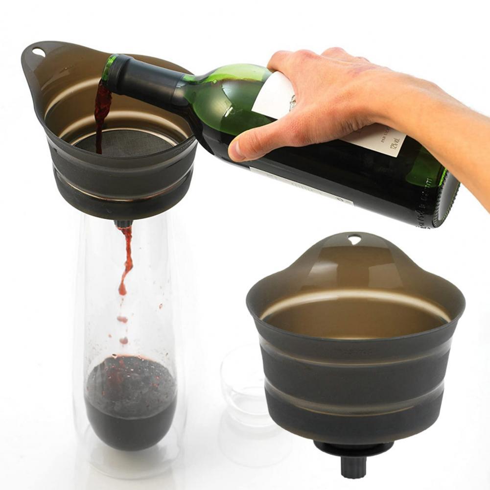 80%HOTRed Wine Filter Collapsible Barware Silicone... – Vicedeal