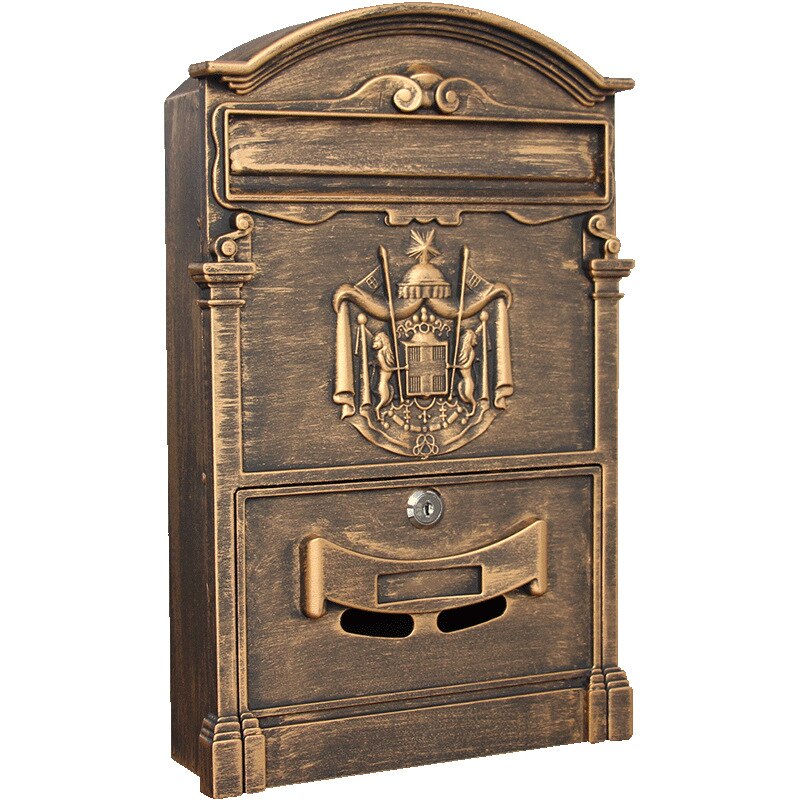 Outdoor Vintage Copper Mailbox European Style Home... – Vicedeal
