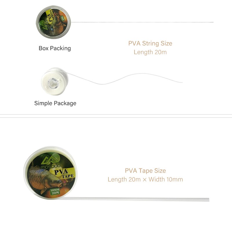Mosodo 20M Water Soluble String PVA Fishing Line D... – Vicedeal