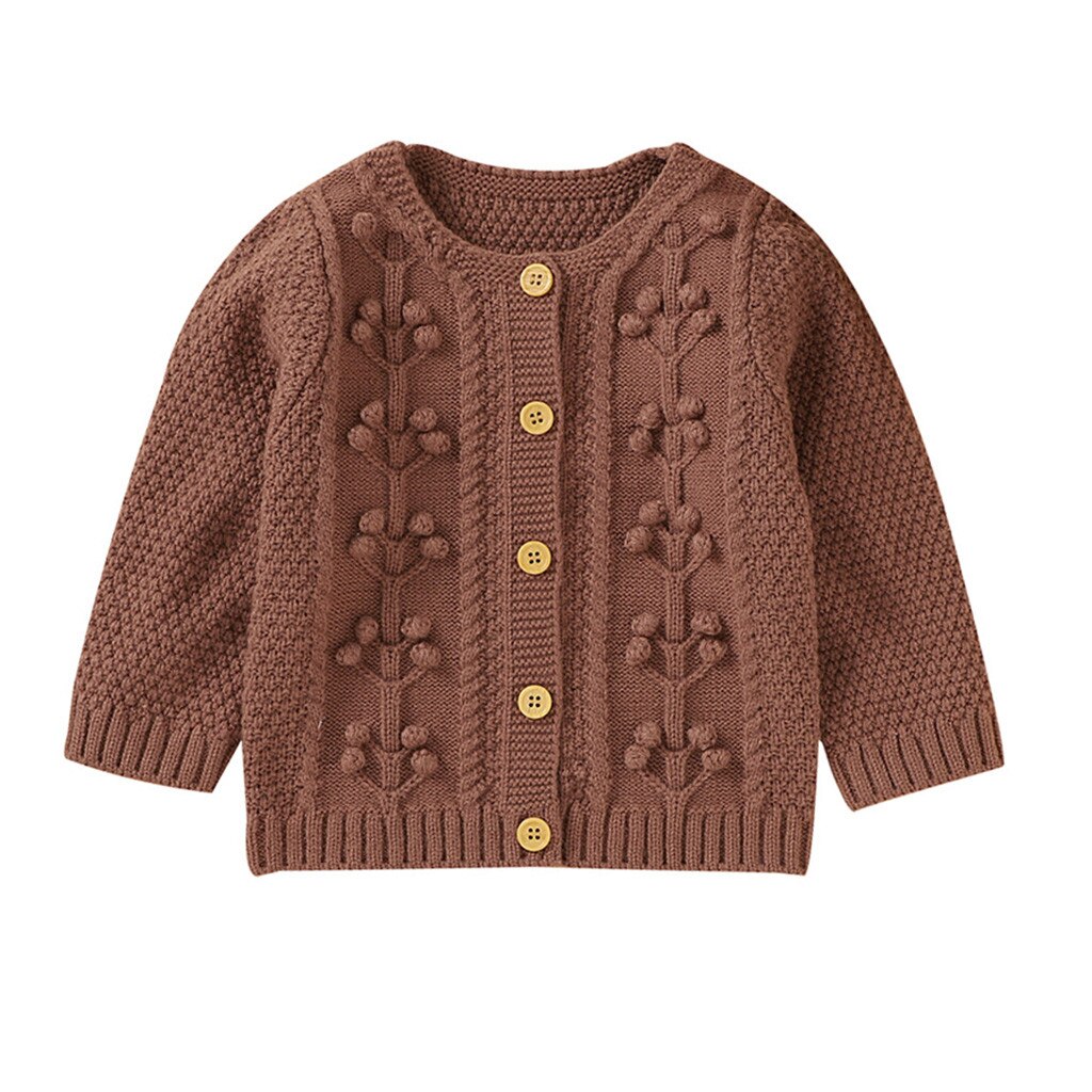 Baby Girl Boy Winter Sweaters Jacket Knitting Long... – Grandado