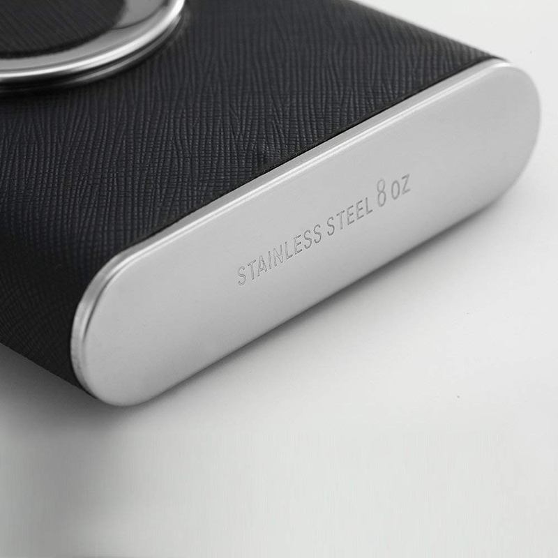 LBER Stainless Steel 8 oz Hip Flask Built-in Colla... – Vicedeal