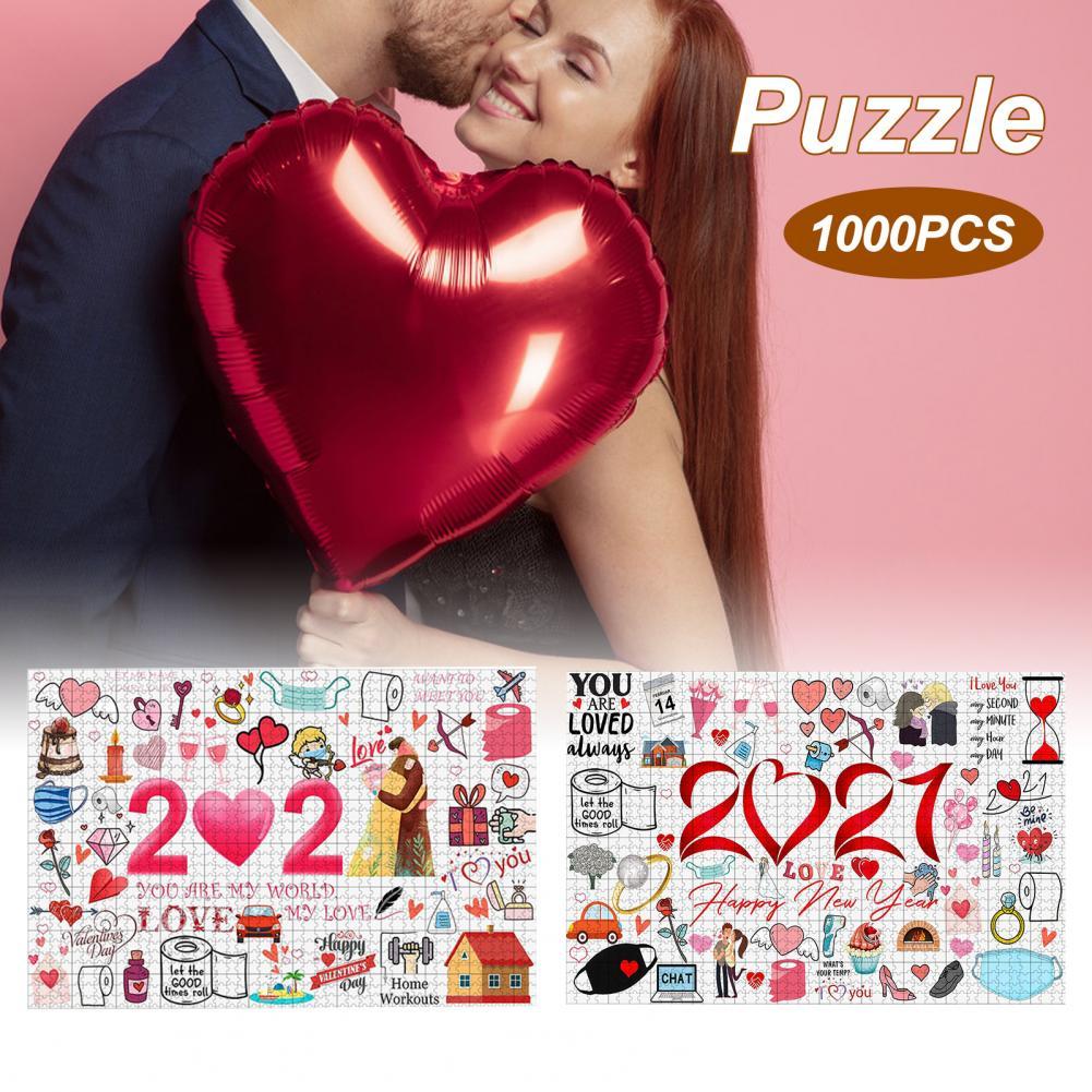 1000Pcs /1 Set Matching Puzzle Love Valentine Day ... – Vicedeal