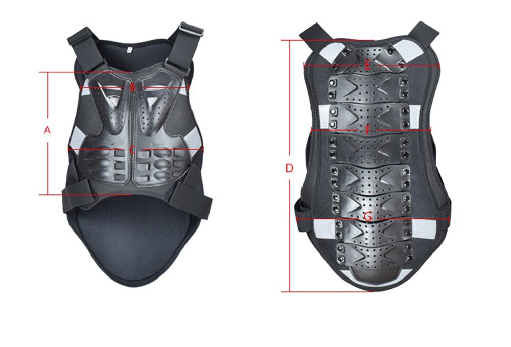 GHOST RACING Motorcycle Jacket Motocross Body Prot... – Grandado