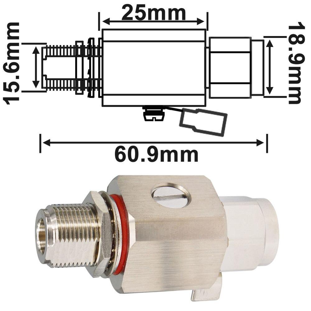 50 Ohm N Coaxial Lightning Arrestor Surge Protecto... – Grandado