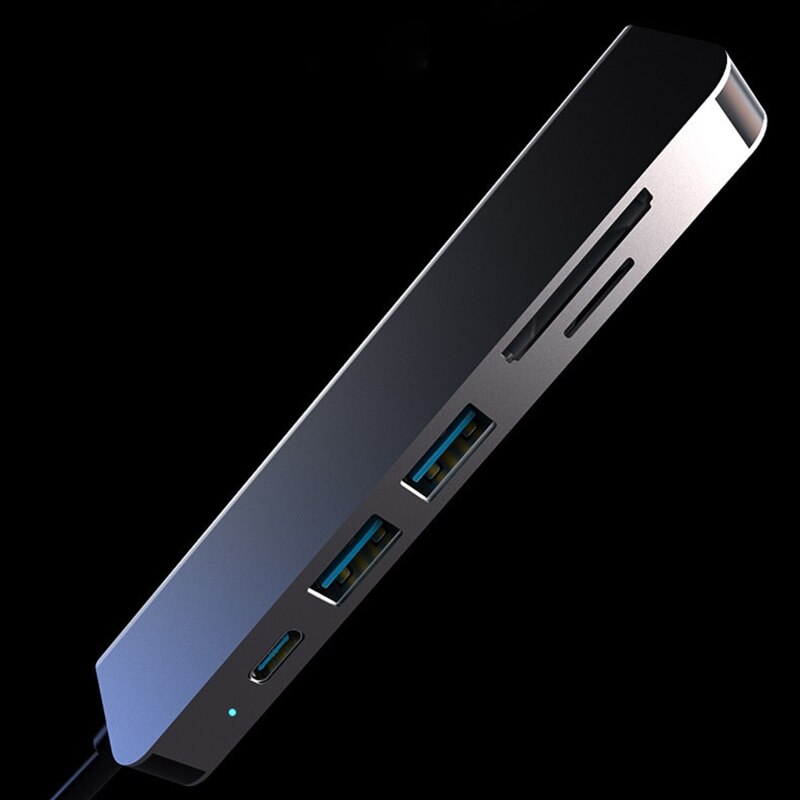 6-in-1 Type-C Extension Hub Laptop Computer Periph... – Vicedeal